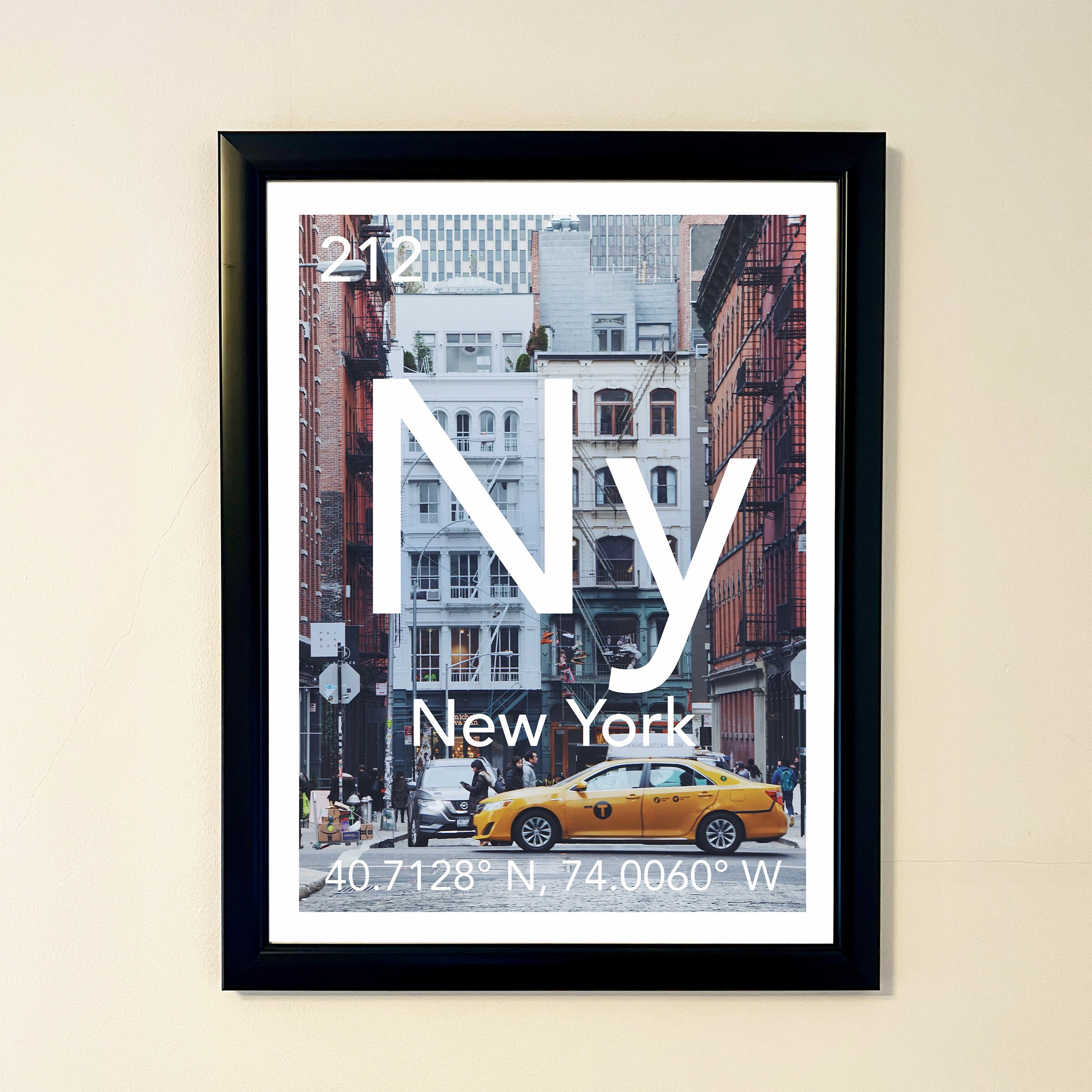 New York Periodic Table Printable Wall Art Instant Download Files for ...