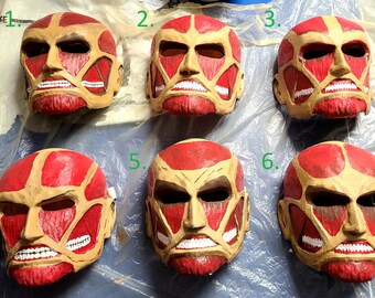 Attack on Titan Masks - Etsy