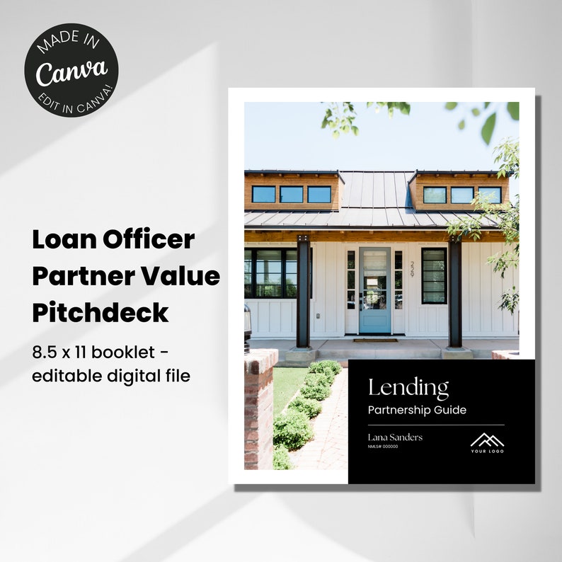 Loan Officer Agent Pitchbook, Value Added Proposition, Agent Guide, Buydown, Mortgage Specialist ...