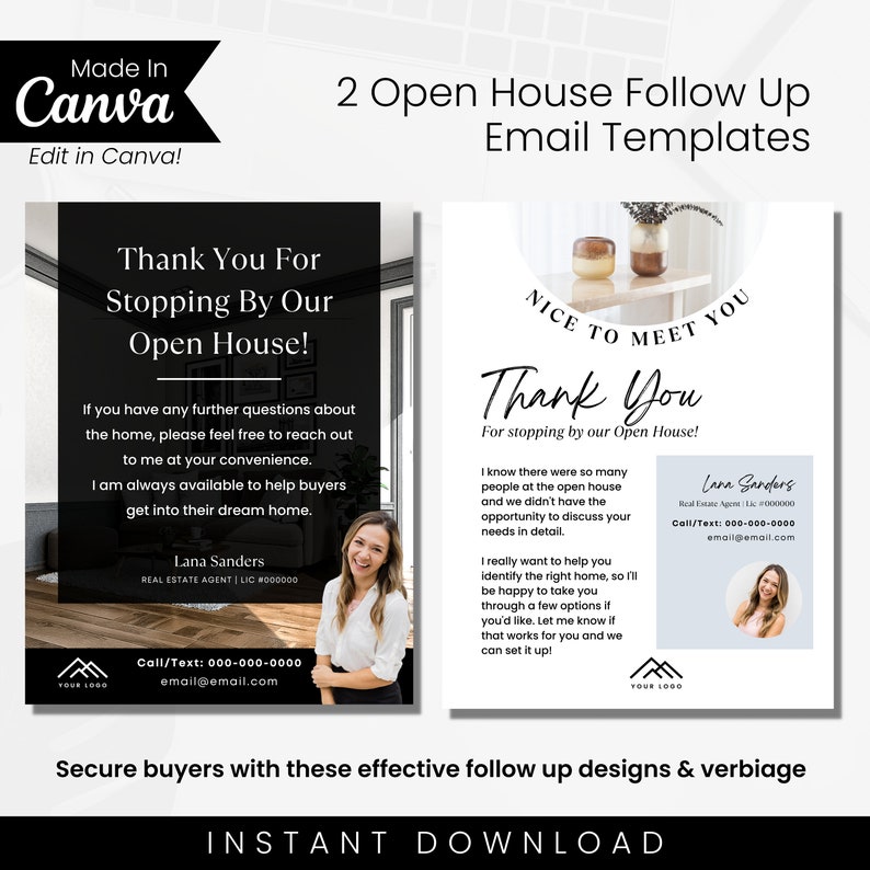 Open House Flyer & Follow Up, Just Listed Flyer, Farming, Open House ...