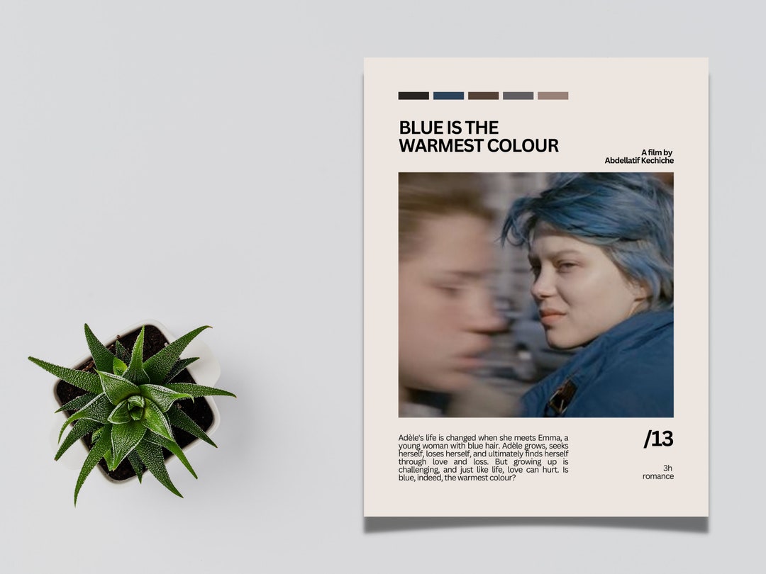 Blue is the Warmest Colour Poster - Etsy