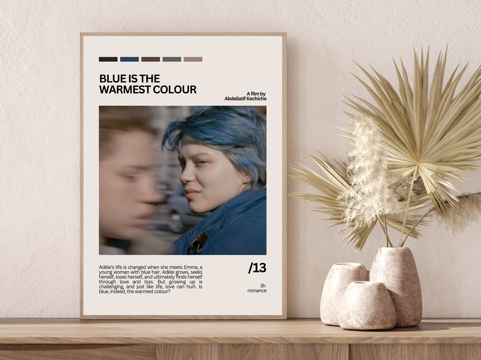 Blue is the Warmest Colour Poster - Etsy