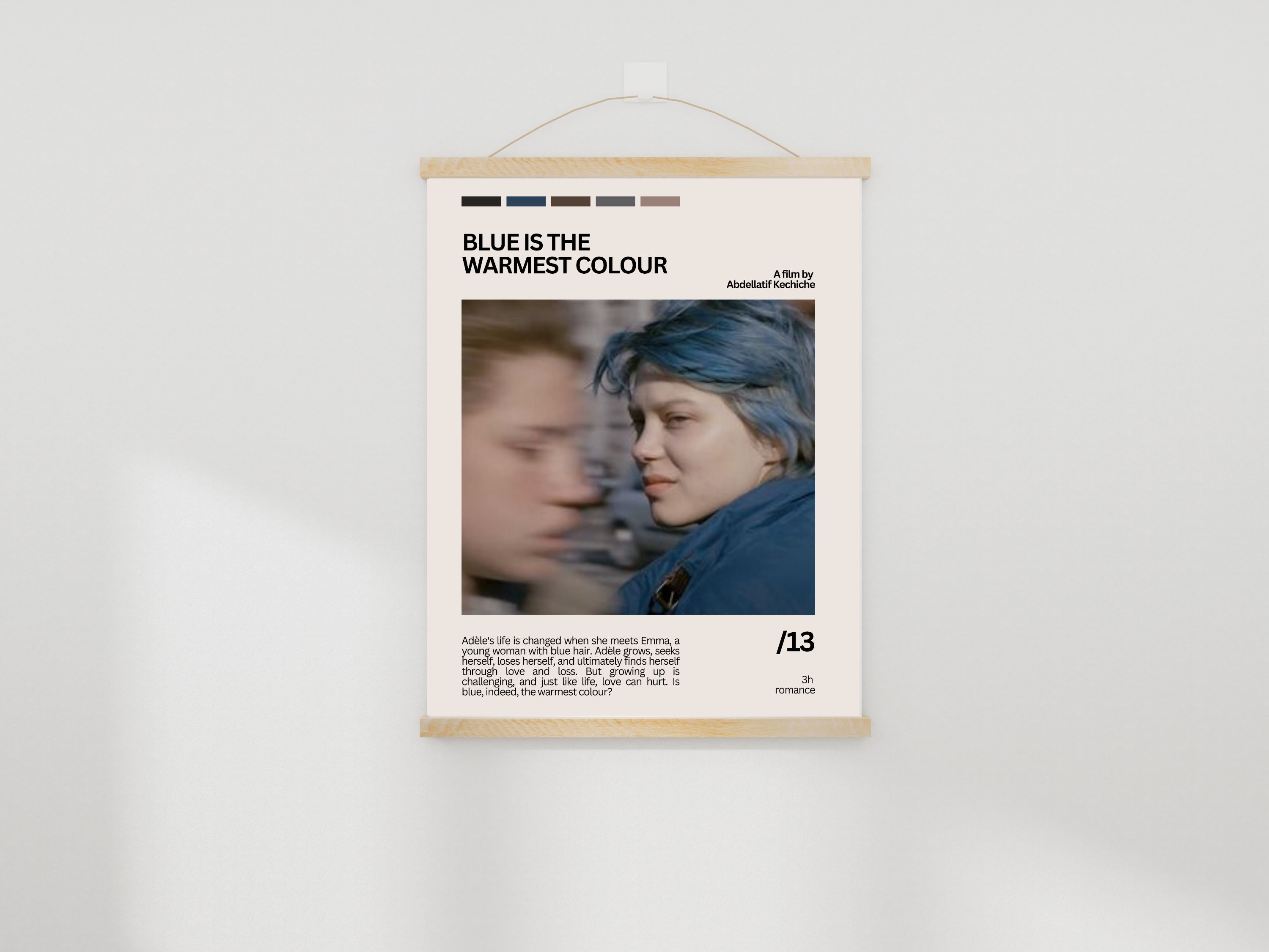 Blue is the Warmest Colour Poster - Etsy