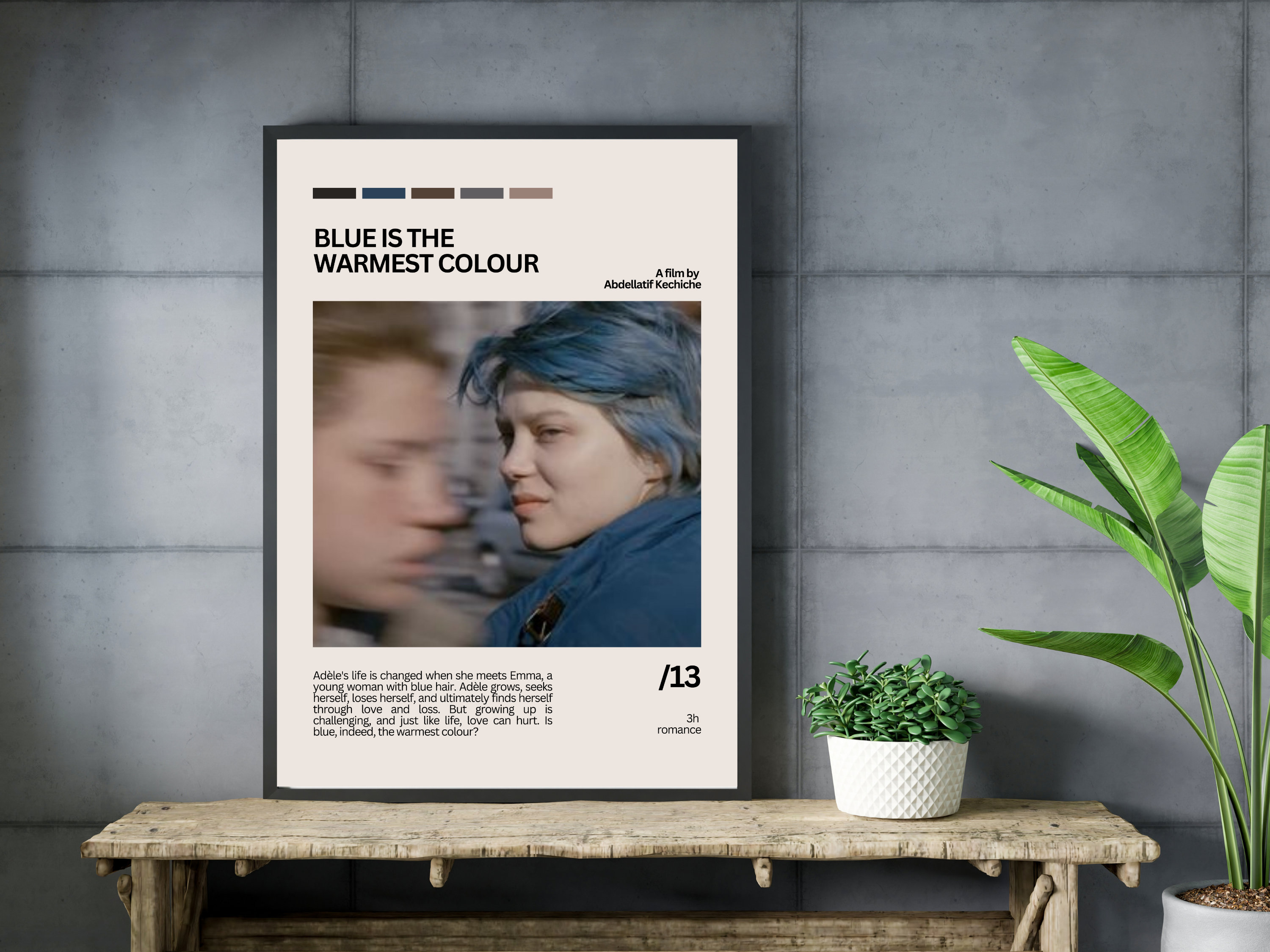 Blue is the Warmest Colour Poster - Etsy
