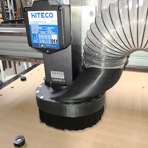 Hiteco 4 HP Spindle Dust Boot: STL Download for CNC - Etsy