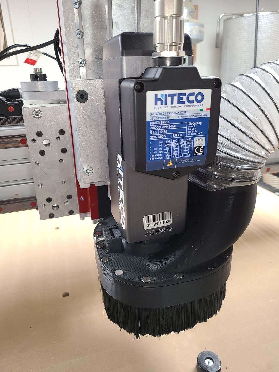 Dust Boot for Hiteco 4 HP Spindle, Avid CNC, Other CNC Using This ...