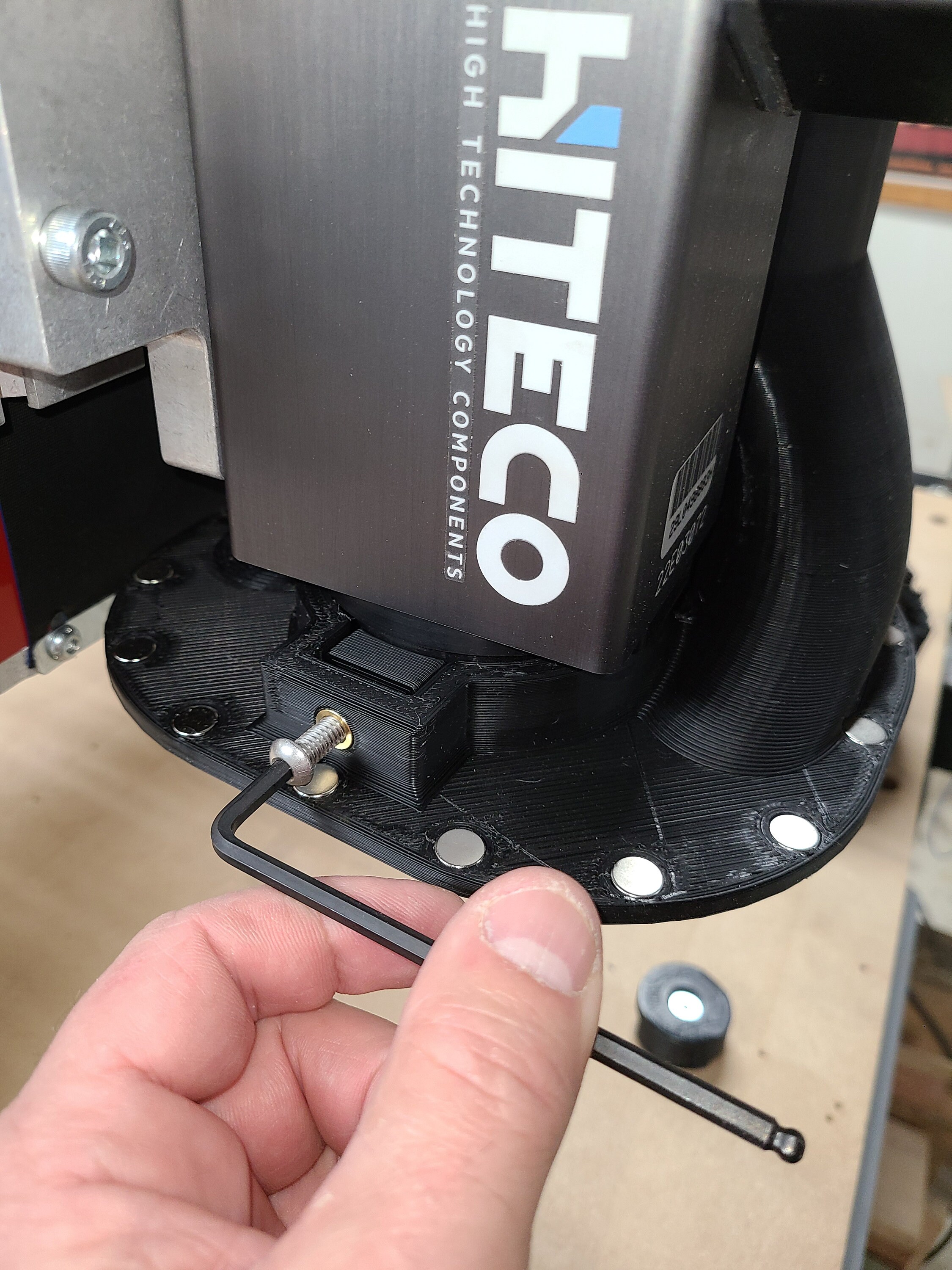 Hiteco 4 HP Spindle Dust Boot: STL Download for CNC - Etsy