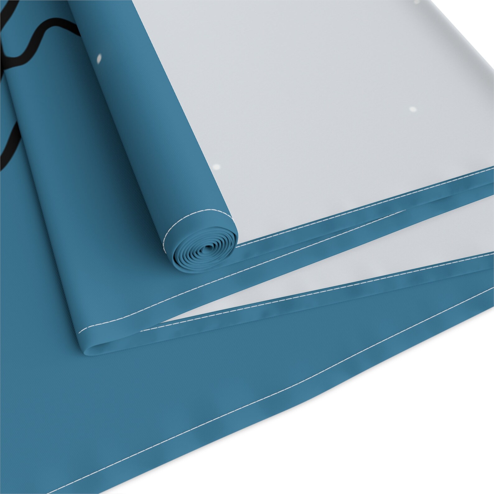 Shabbat Shalom Table Runner Blue Stars Shabbat Table Decor - Etsy