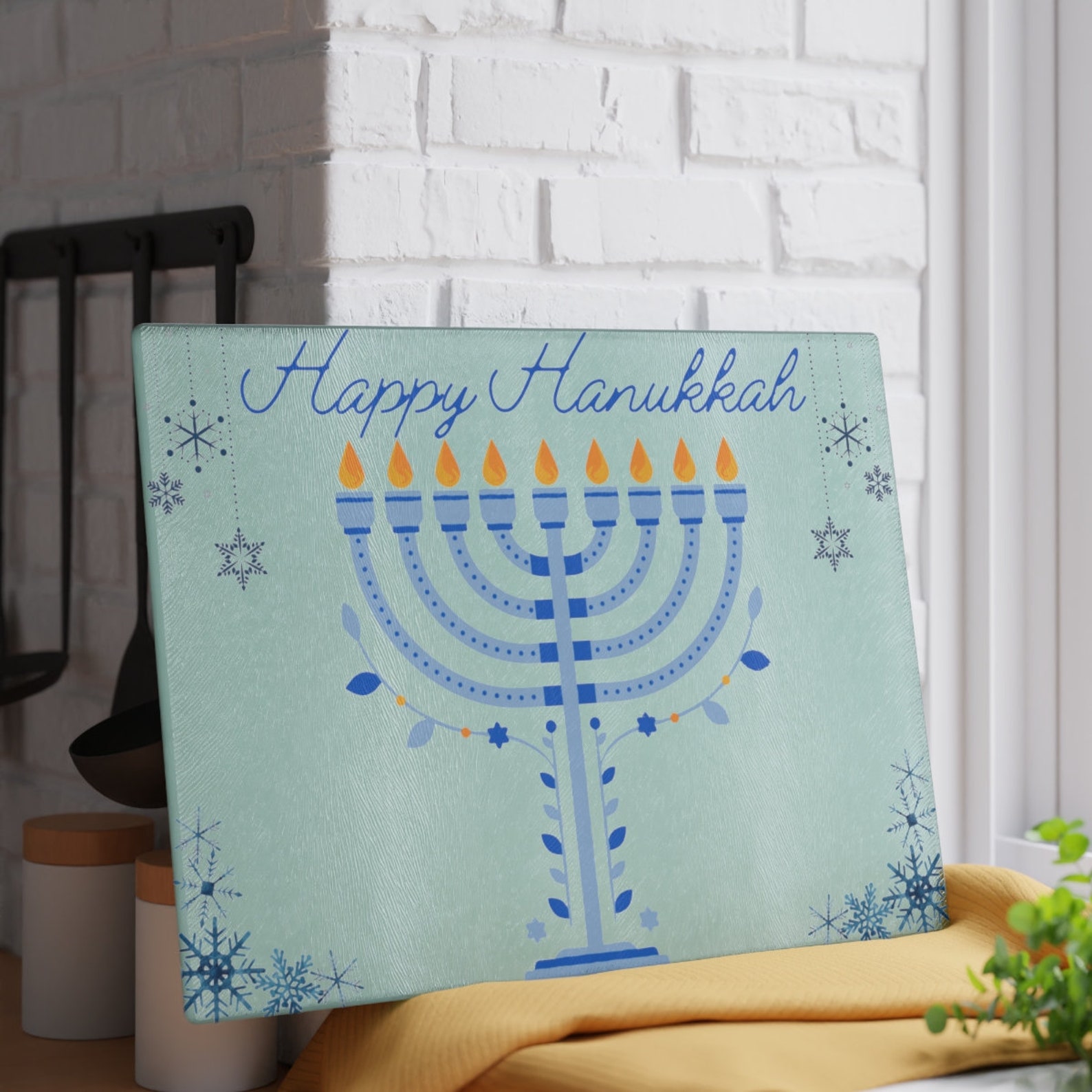 Menorah Trays for Hanukkah Gift - Hanukkah Drip Trays - Hanukkah ...