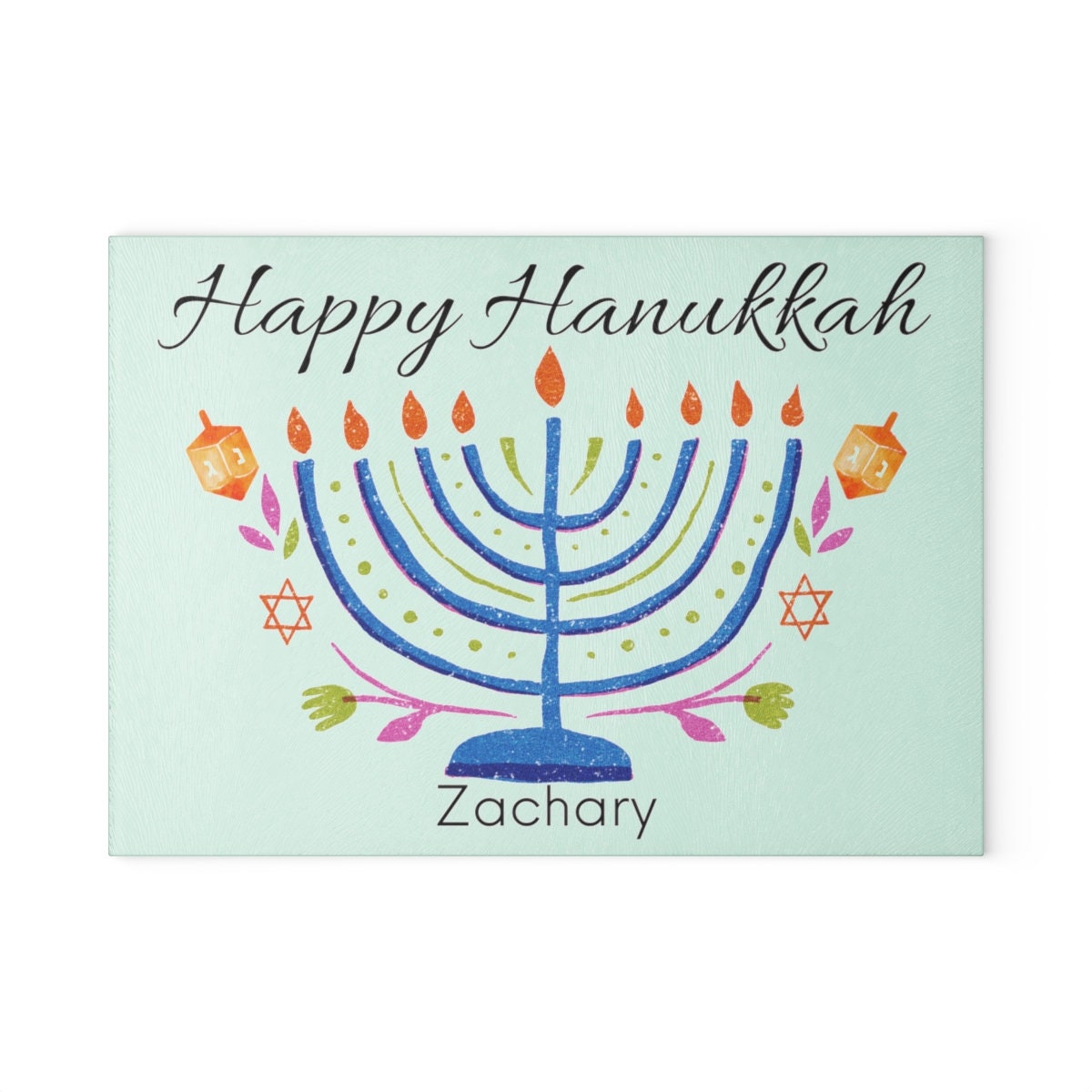 Custom Menorah Trays for Hanukkah Gift Hanukkah Drip Trays Personalized ...