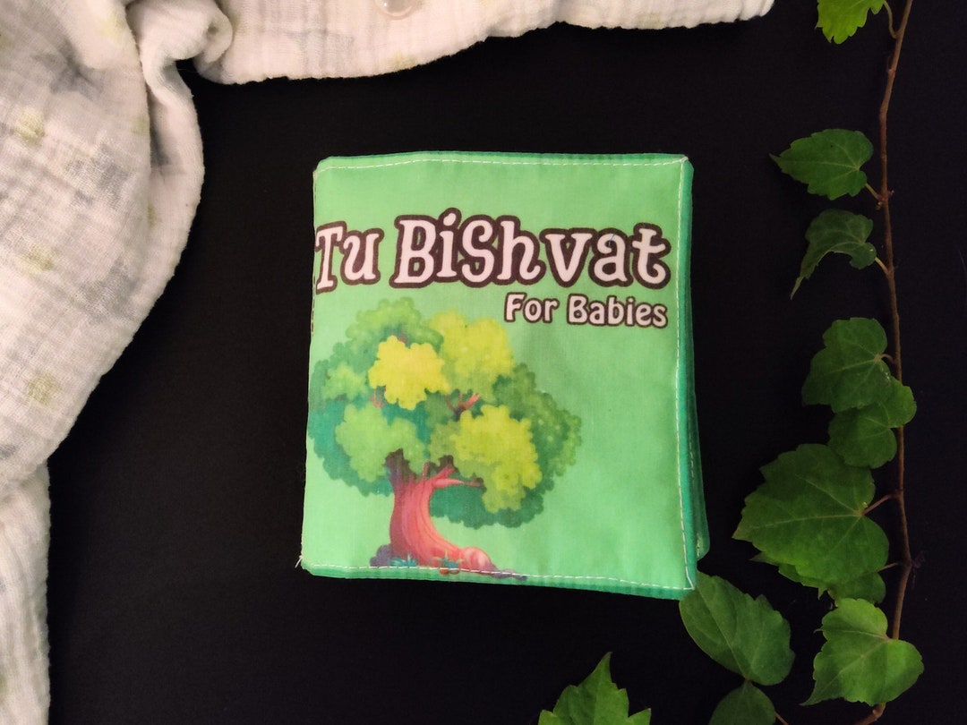Tu Bishvat Baby Book - Soft Handmade Tu B'shvat Baby Book - Jewish Baby ...