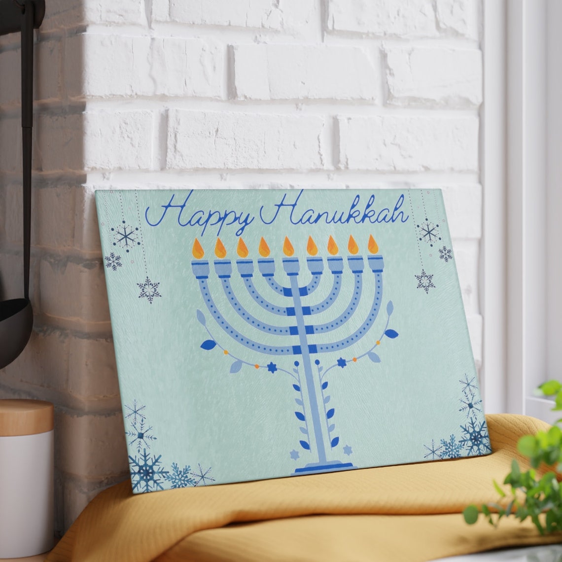 Menorah Trays for Hanukkah Gift - Hanukkah Drip Trays - Hanukkah ...