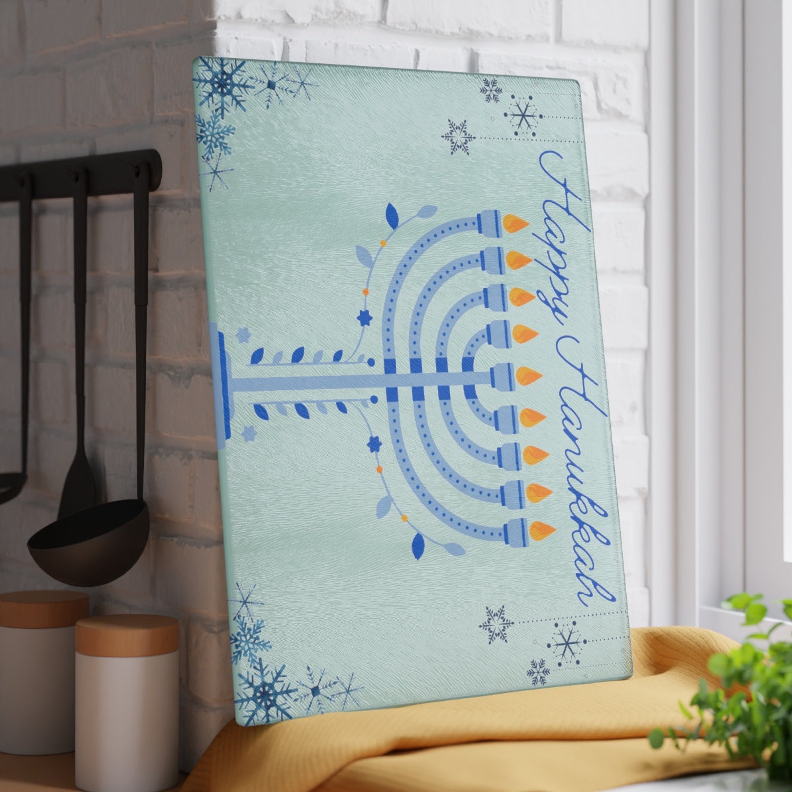 Menorah Trays for Hanukkah Gift - Hanukkah Drip Trays - Hanukkah ...