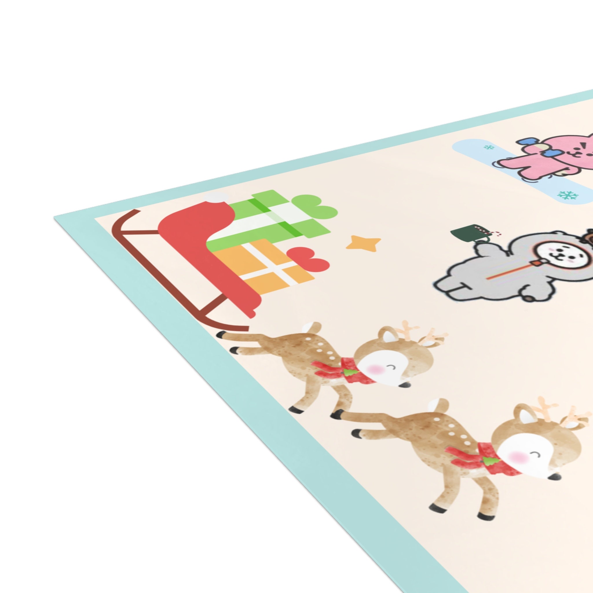 BTS BT21 Christmas Cards - Etsy