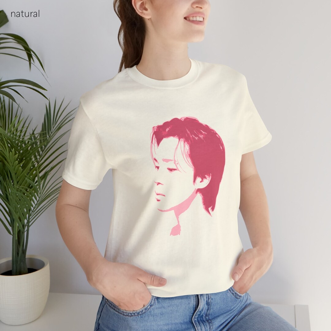 Jimin Tee Shirt, Jimin Face Set Me Free, Kpop Gift, Army Merch, Bangtan ...