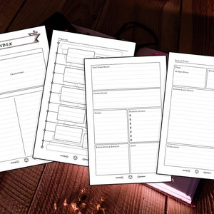 Session Planner and Journal - (game Master Prep for D&D and Other Rpgs ...