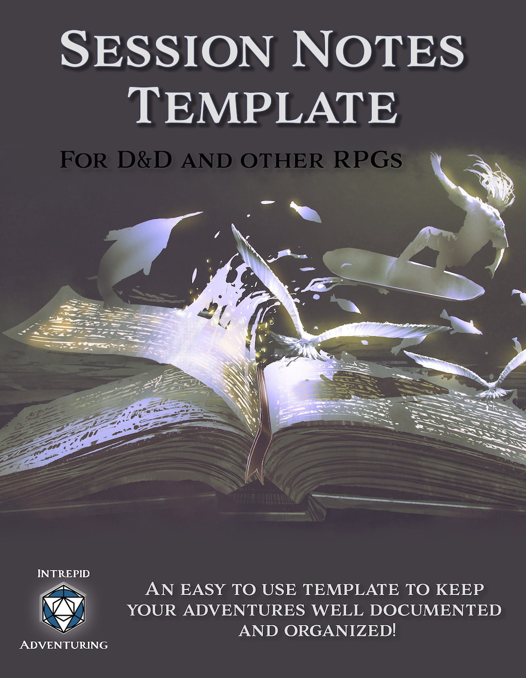Session Notes Template (for Players) - Compatible With D&D and Other ...