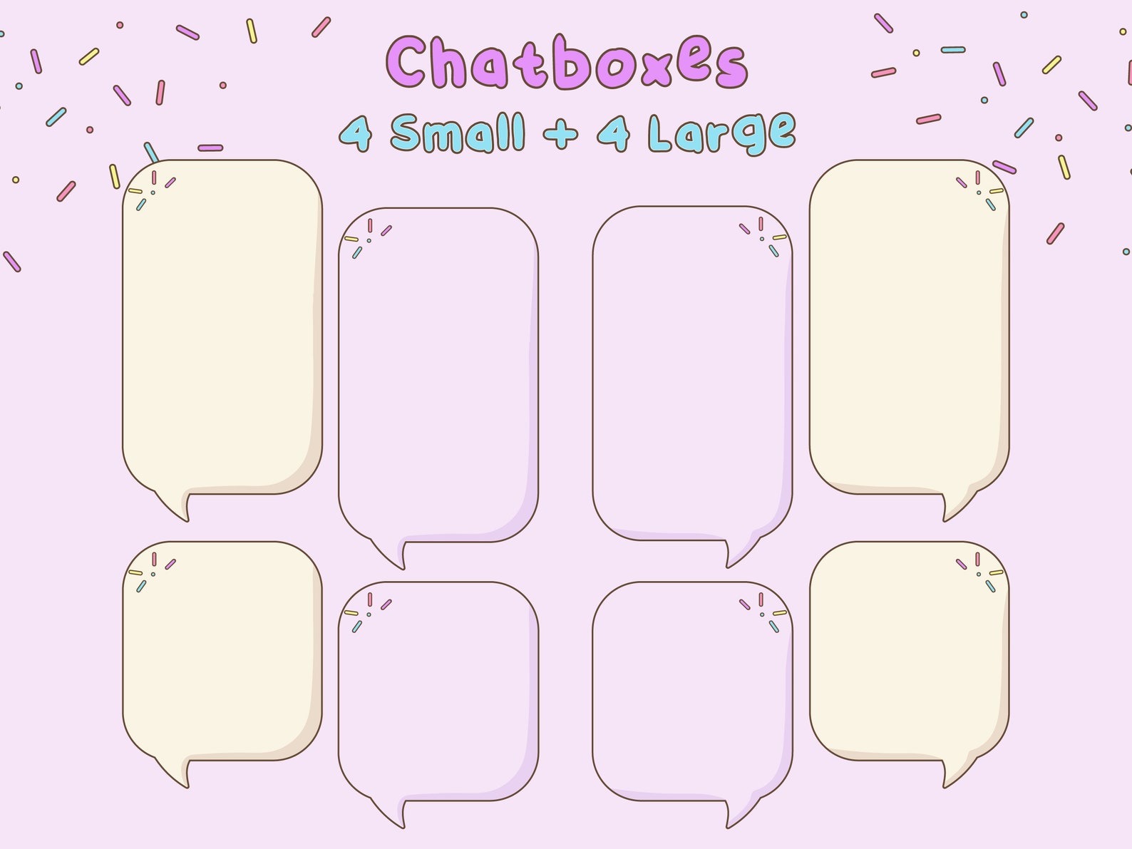 ANIMATED Cute Kawaii Pink Twitch Overlay Package | Frosting Cupcake ...