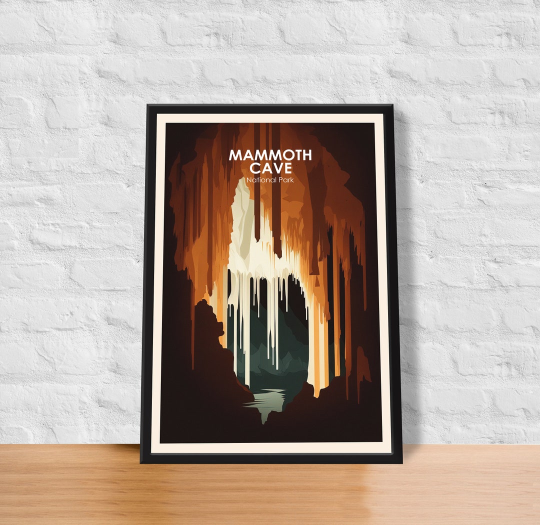 Mammoth Cave National Park Poster Mammoth Cave Art - Etsy