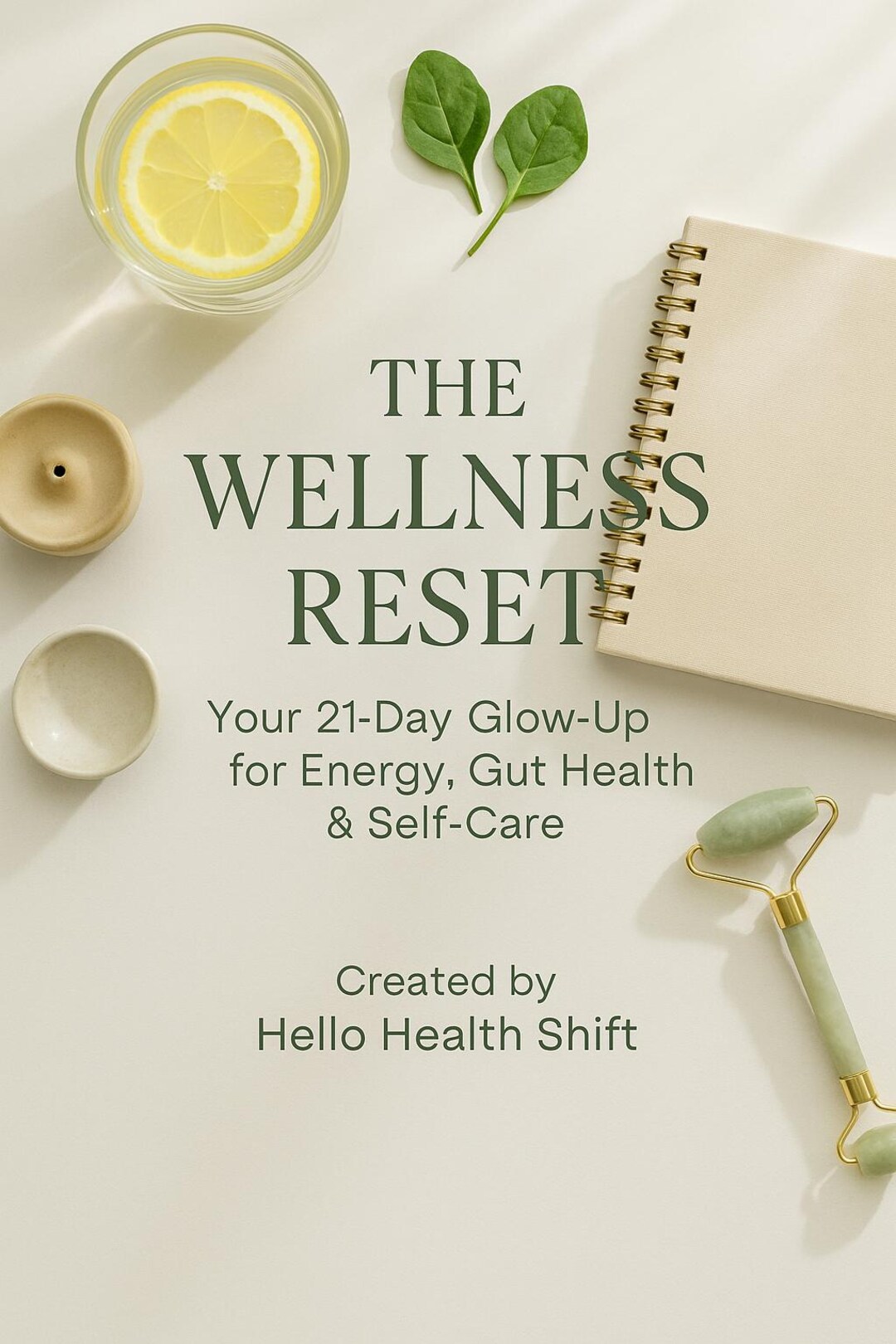The Wellness Reset | 21-day Glow-up Printable for Gut Health, Energy ...