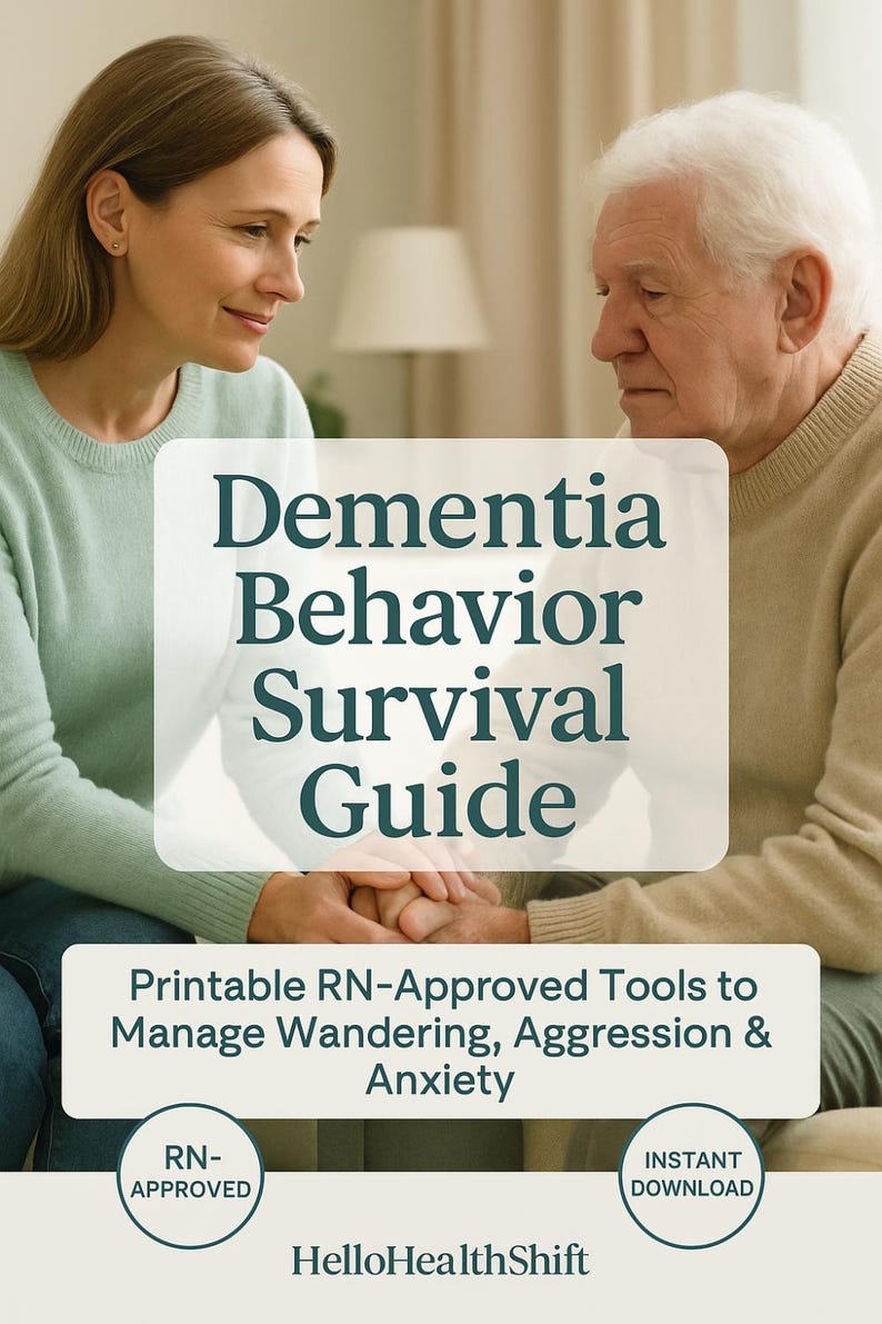 Dementia Behavior Survival Guide PDF | Rn-approved Tools for Wandering ...