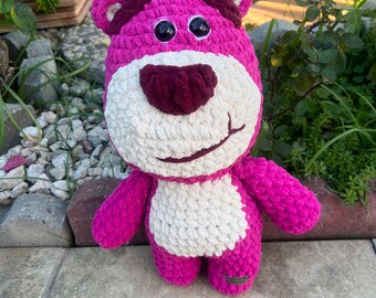 Lotso Bear Crochet Pattern, Bear Amigurumi, English Pattern - Etsy