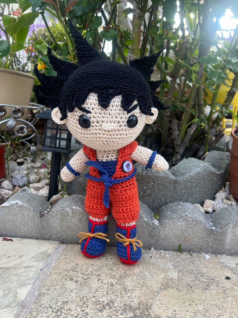 Goku Crochet Plush - Etsy