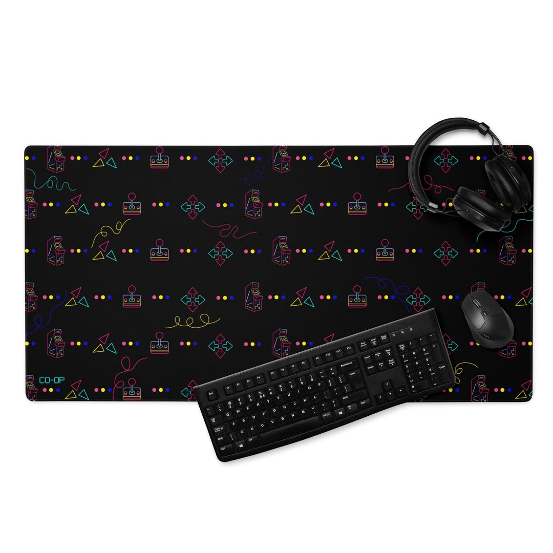 Arcade | RETRO | Gaming Desk Mat (mouse Pad) | Nerdy, Gamer Gift, Gift ...