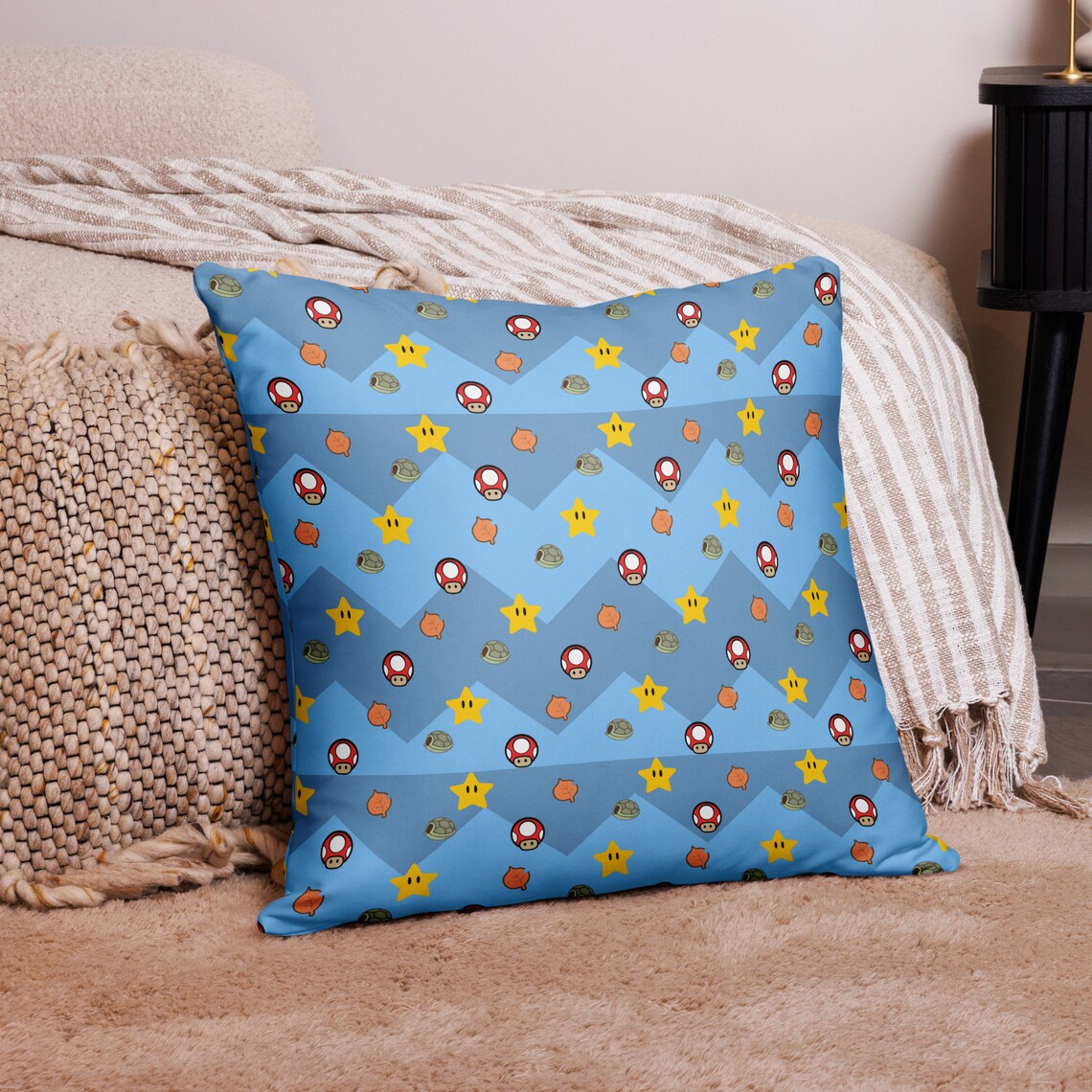 Super Mario Bros 3 Icons NINTENDO Pillow Case - Etsy