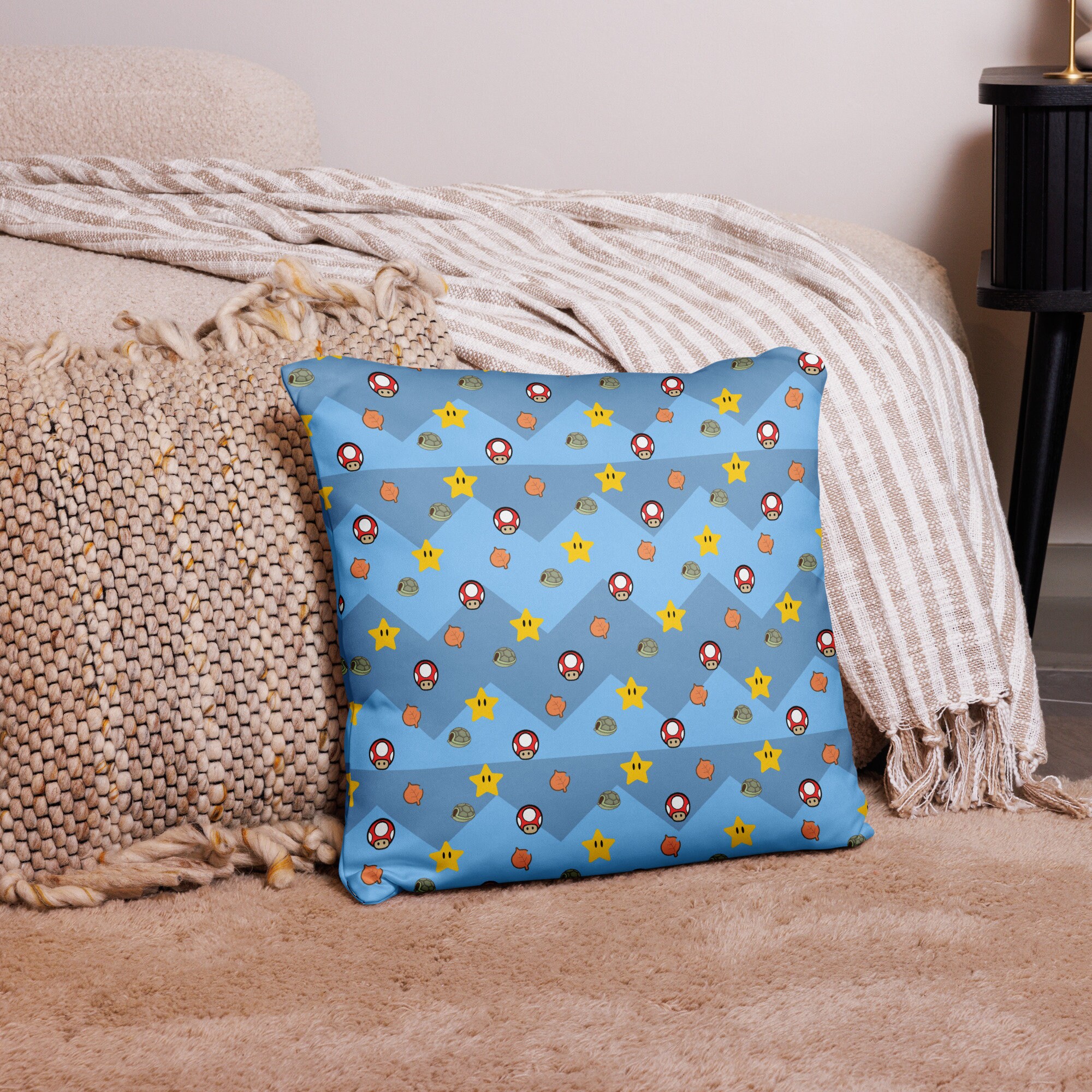 Super Mario Bros 3 Icons NINTENDO Pillow Case - Etsy