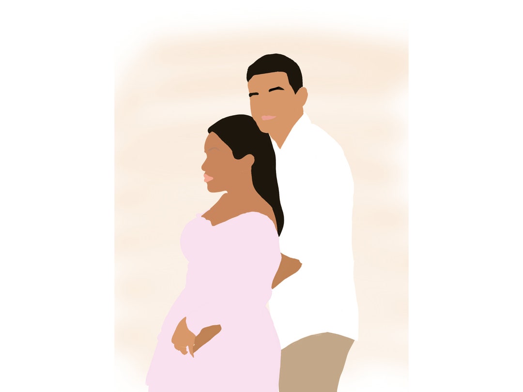 Faceless Digital Art, CUSTOMIZED ILLUSTRATION - Etsy