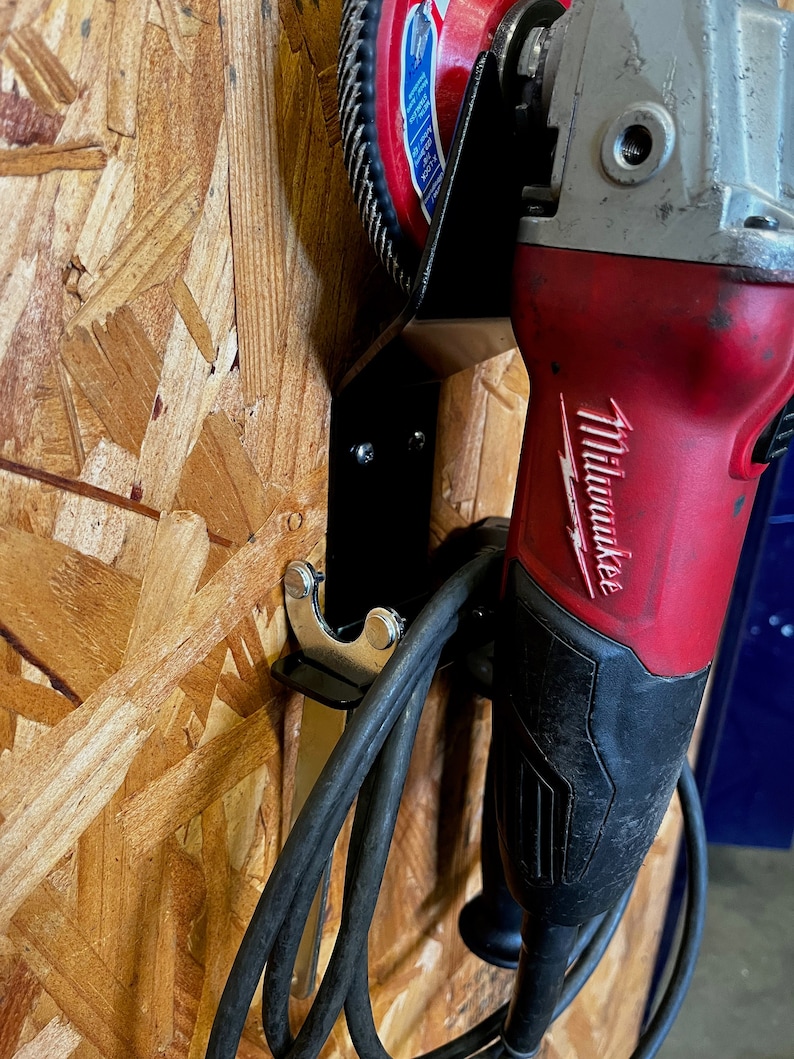 4.5" Angle Grinder Mounting Bracket, Tool Organizer, Heavy Duty, Garage ...