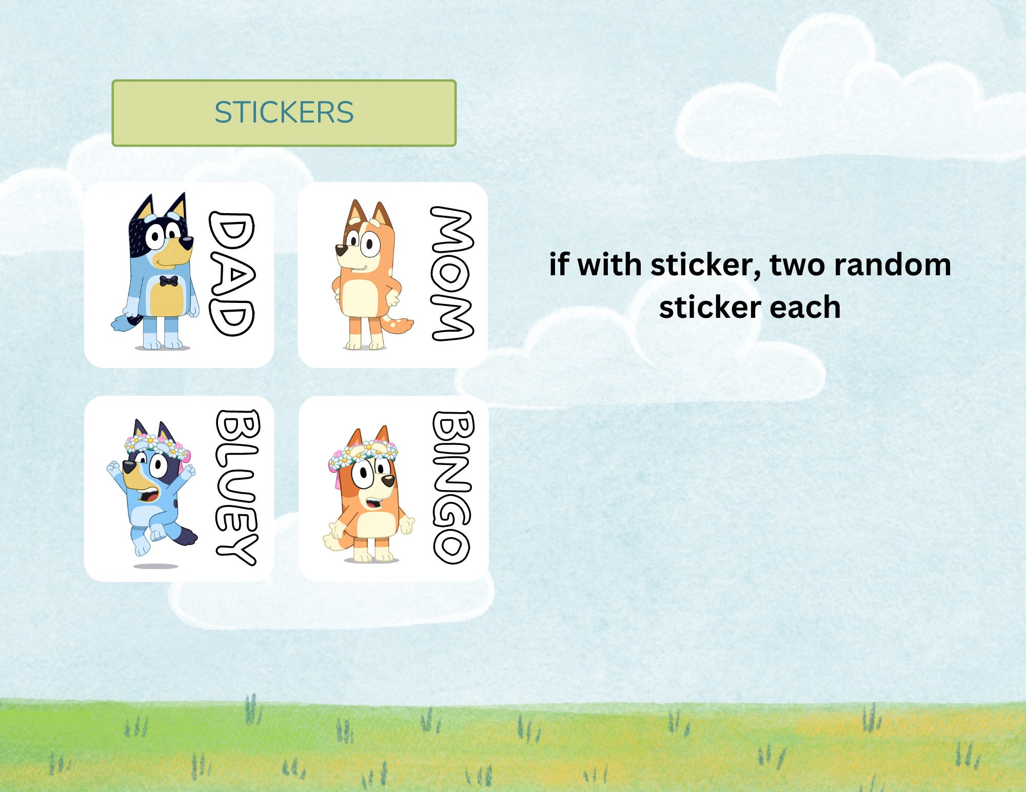 Bluey Mini Coloring Sheets/book, Personalized Coloring Sheets, Birthday ...
