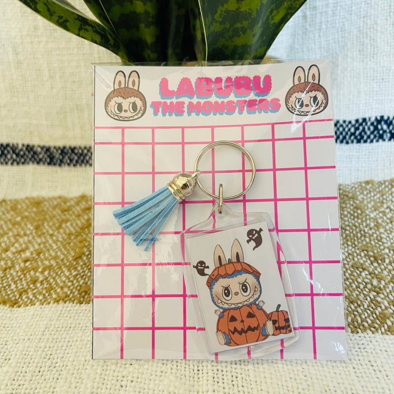 Labubu Monster Keychain - Etsy