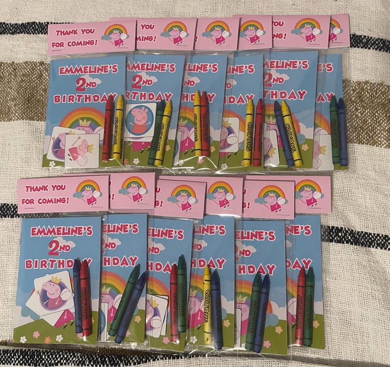 Choose Your Theme Party Favor Coloring Packets (any Theme) and RUSH ...