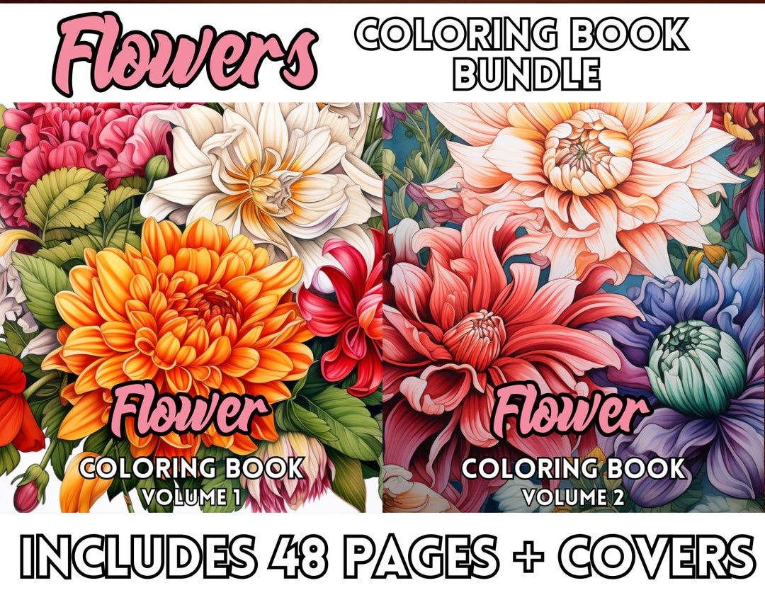 Flower Coloring Book, Flower Coloring Sheets, Flower Coloring Pages ...