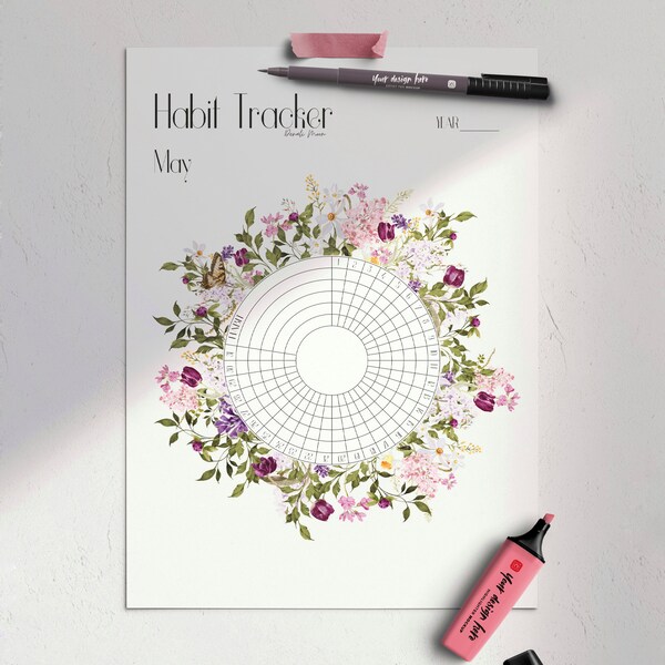 Circle Tracker - Etsy