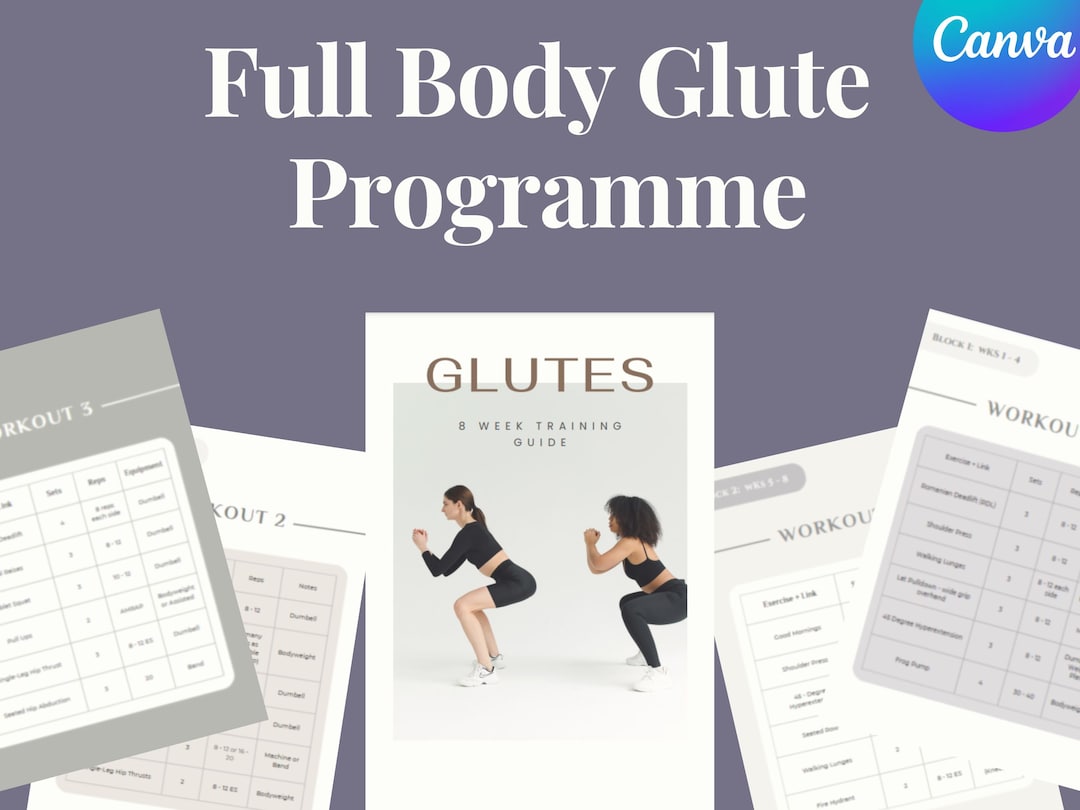 Full Body Glute Guide - Etsy