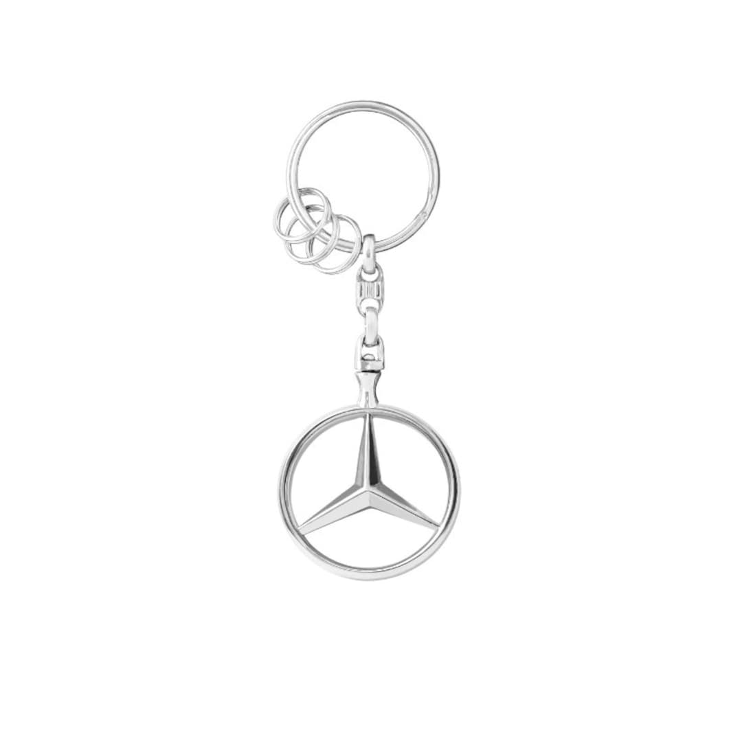 Polished Mercedes Benz Logo Stainless Keyring Keychain Key - Etsy