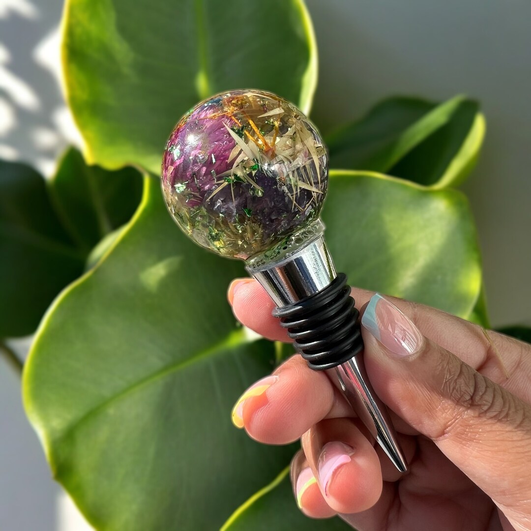 Wine Stopper | Gift Idea | Wedding | Bridal | Favors | Floral | Mothers ...