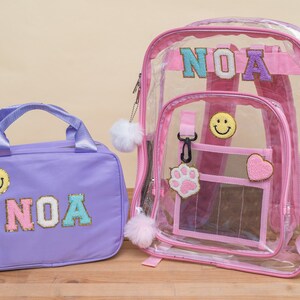 Clear Custom Backpack With Patches: Add a Personal Touch to This ...