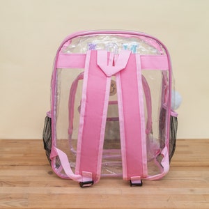 Clear Custom Backpack With Patches: Add a Personal Touch to This ...