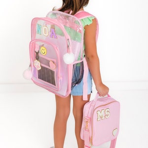 Clear Custom Backpack With Patches: Add a Personal Touch to This ...