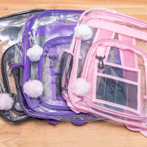 Clear Custom Backpack With Patches: Add a Personal Touch to This ...