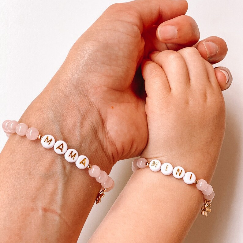 Mama Mini Bracelet Matching Bracelets Mommy and Me Mommy - Etsy