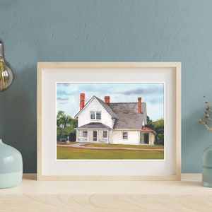 Watercolor House Painting, Realtor Closing Gift for Clients, Custom ...