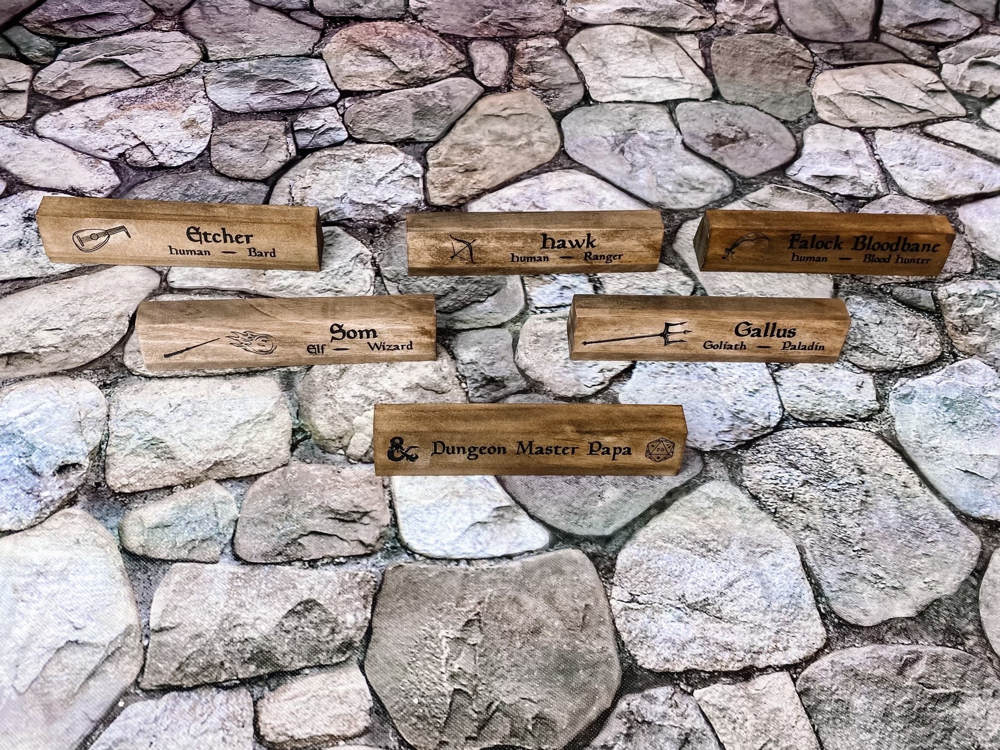 Nameplate for Dnd Characters - Etsy