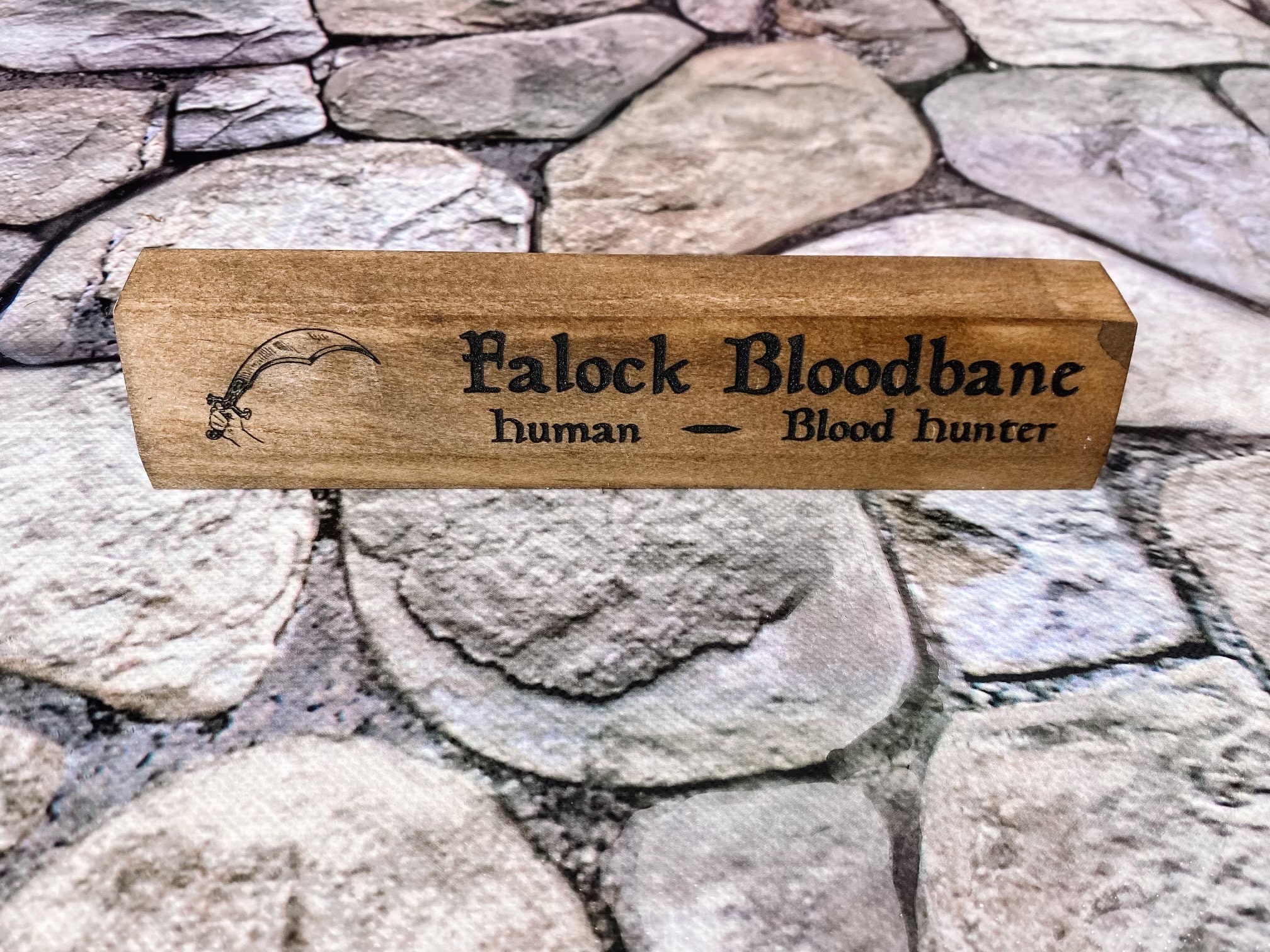 Nameplate for Dnd Characters - Etsy