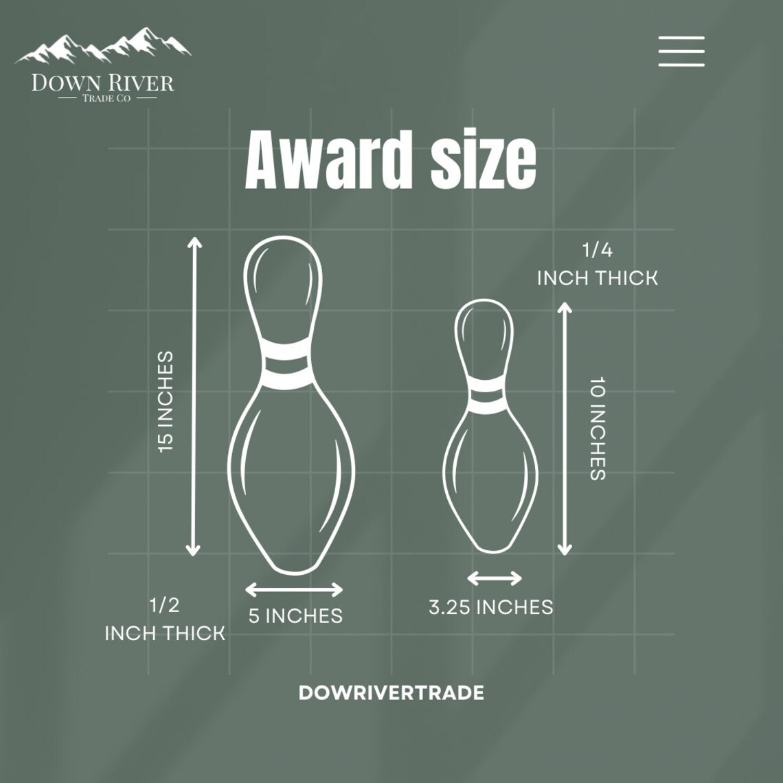 Wood Bowling Pin Awards Laser Cut Custom Gifts for Bowlers, Leagues, or ...