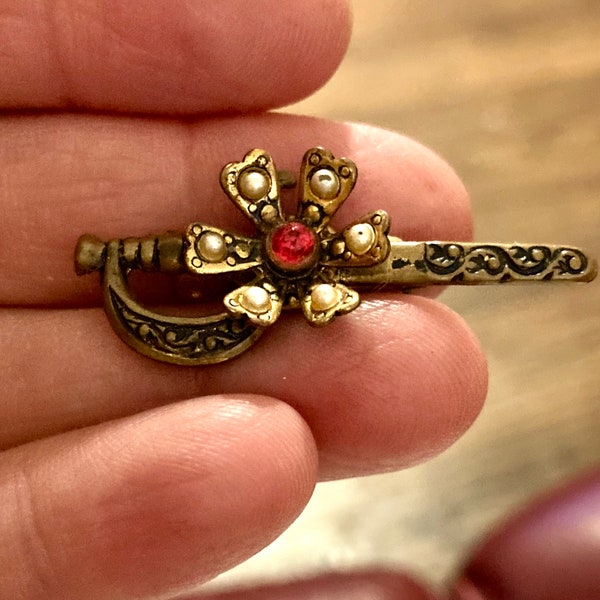 Sword Brooch - Etsy